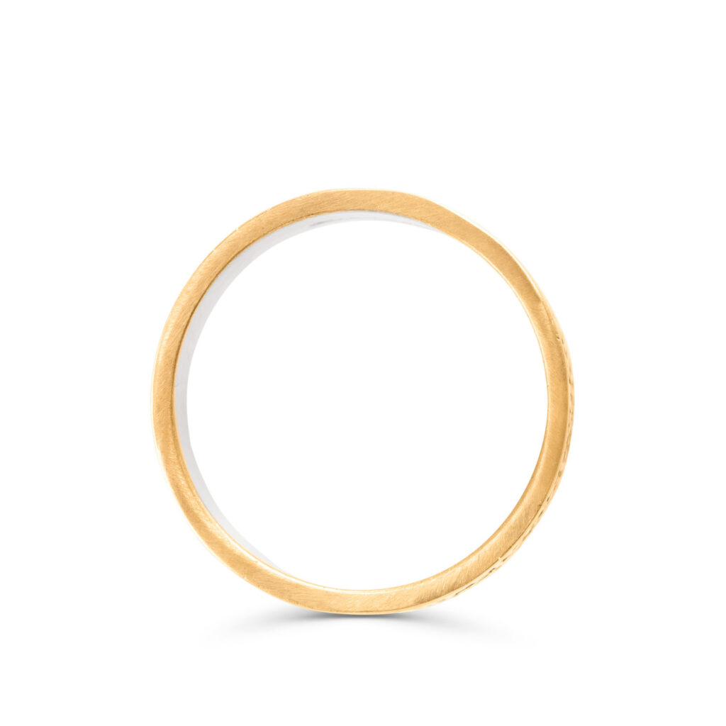 Black and Gold Pater Noster Ring - Anellissimo