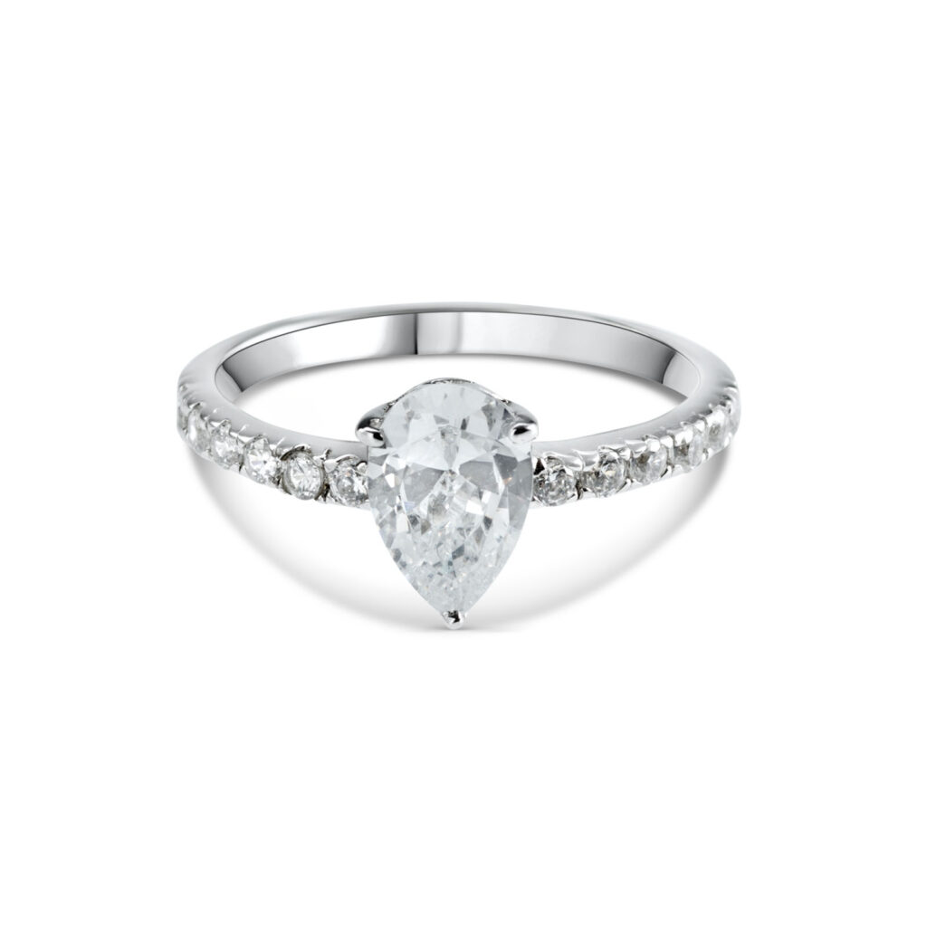 Drop Solitaire Ring - Anelissimo