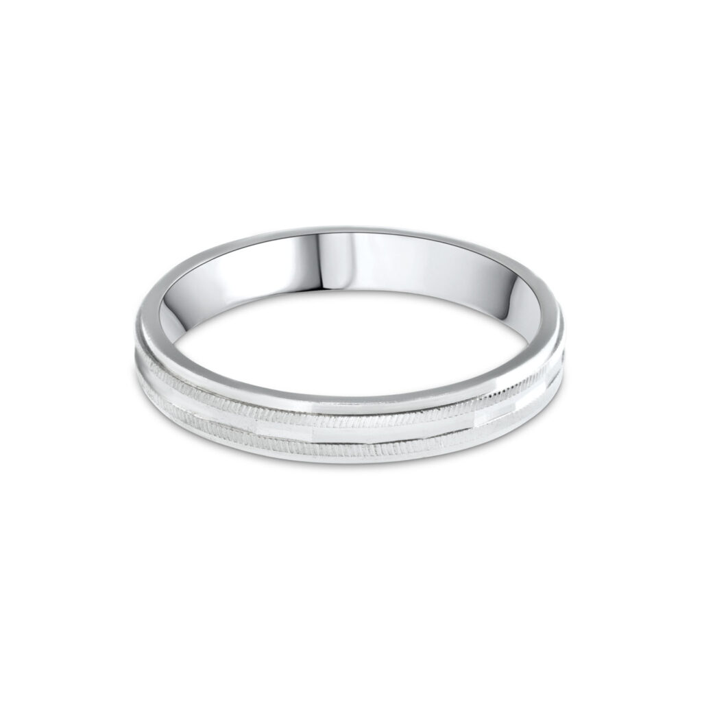 Small Worked Wedding Ring - Anellissimo